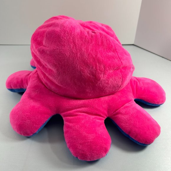 Teeturtle | Toys | Teeturtle Reversible Octopus Blue Happy Pink Angry ...